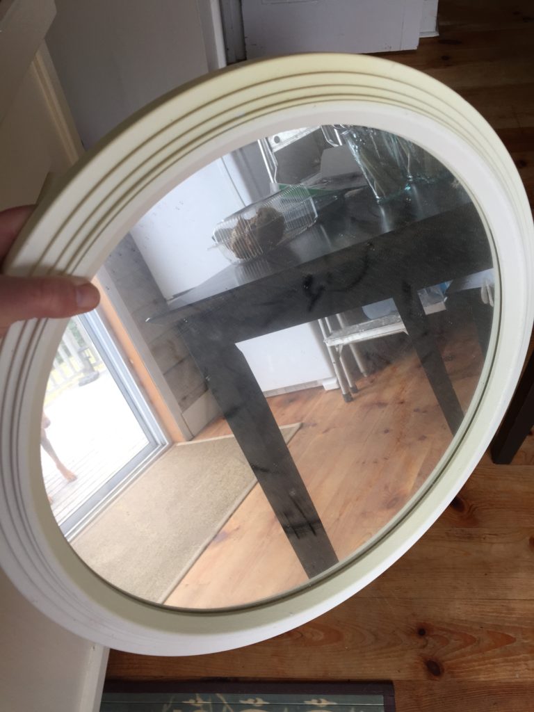Quick and Easy Mirror Makeover - Front Porch Lifestyle